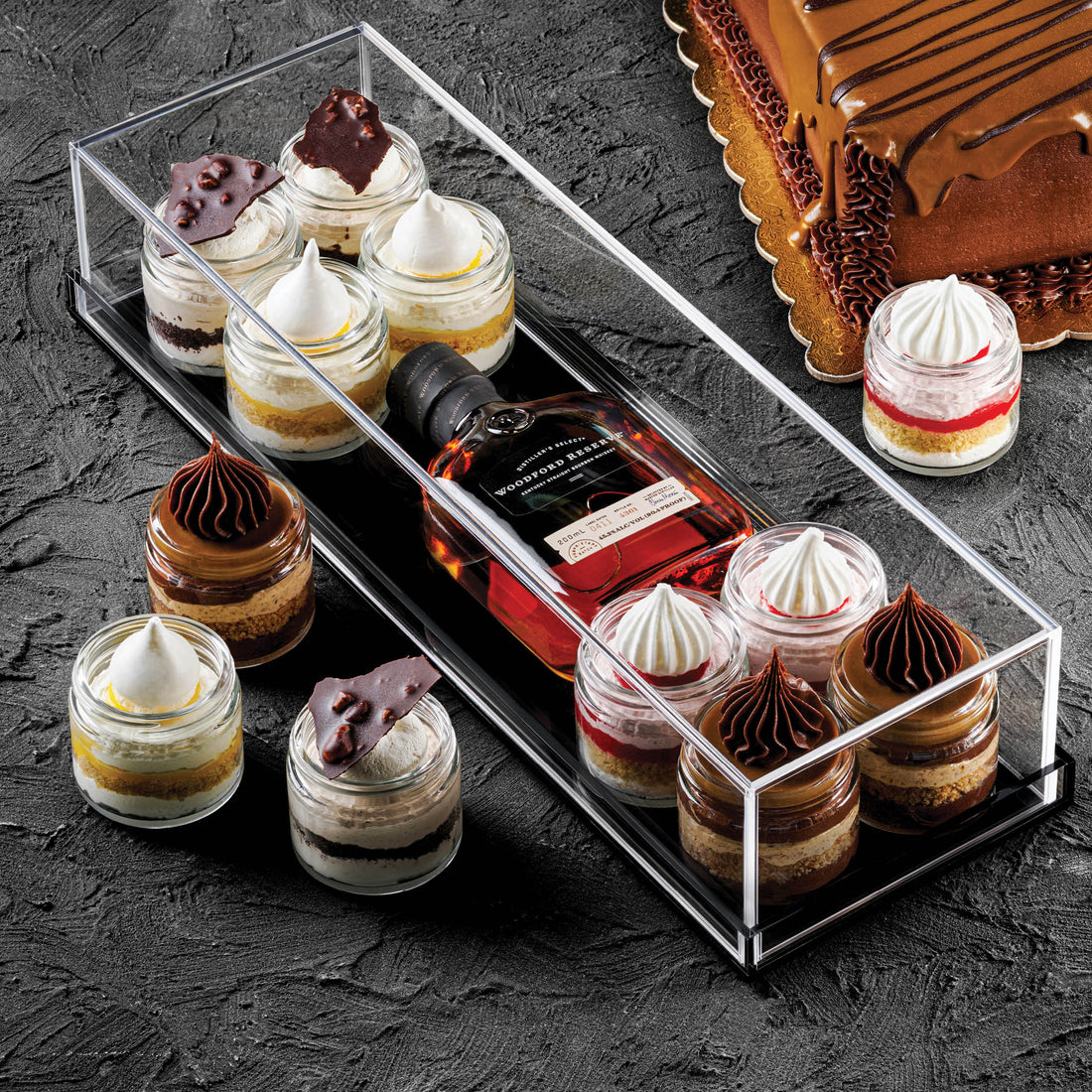 LASER ENGRAVED LUXURY LUCITE CAKE DISPLAY – Siegelman Cakes